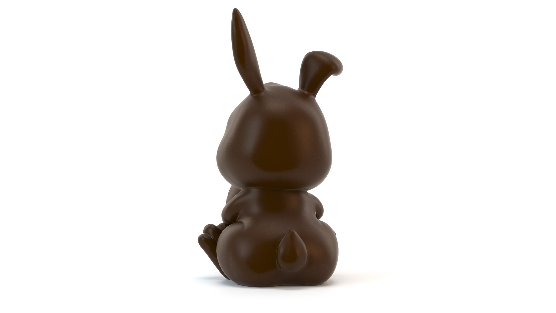 Dark Chocolate Bunny 3D Model - TurboSquid 2205205