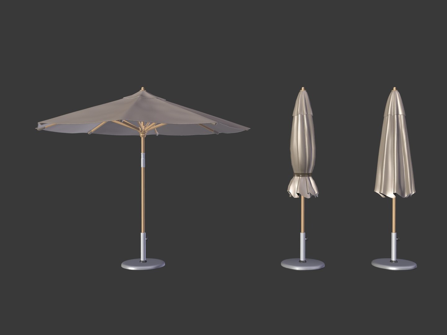 Deck Umbrella Obj