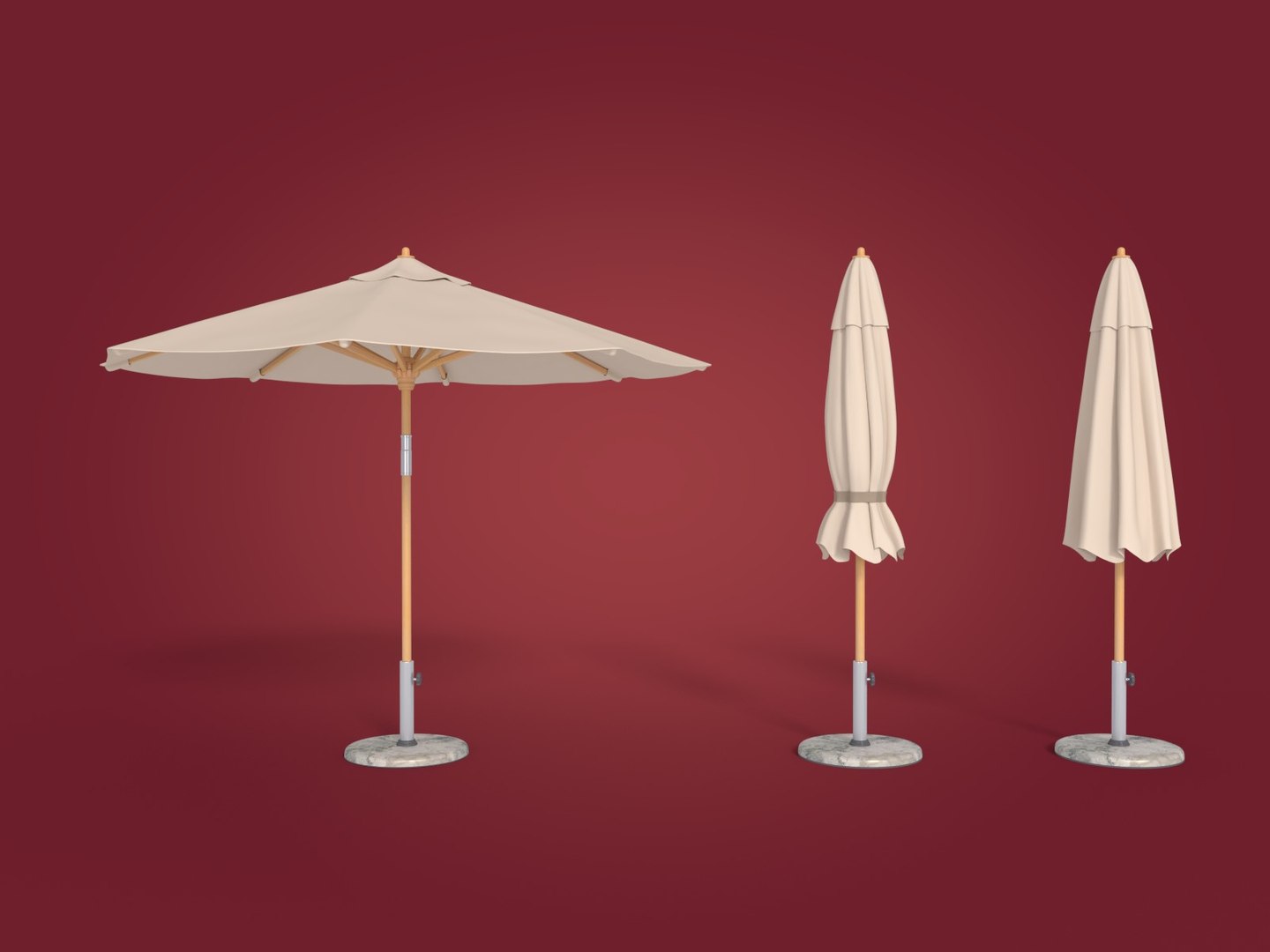 deck umbrella obj