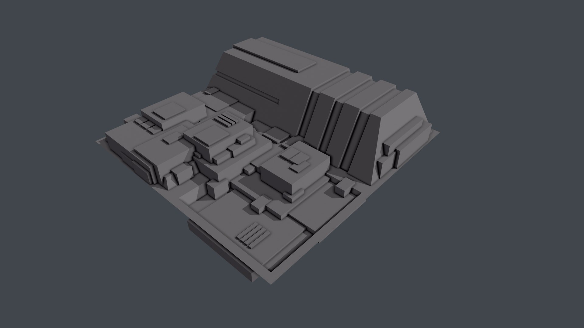 3D 25 Modular Sci-Fi City Blocks Set - TurboSquid 1936542