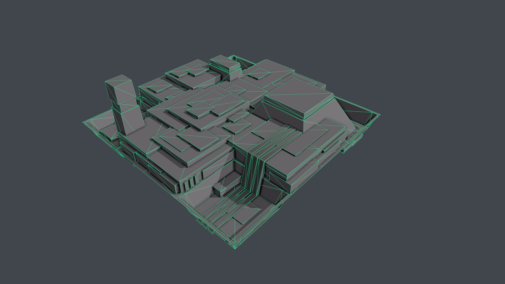 3D 25 Modular Sci-Fi City Blocks Set - TurboSquid 1936542