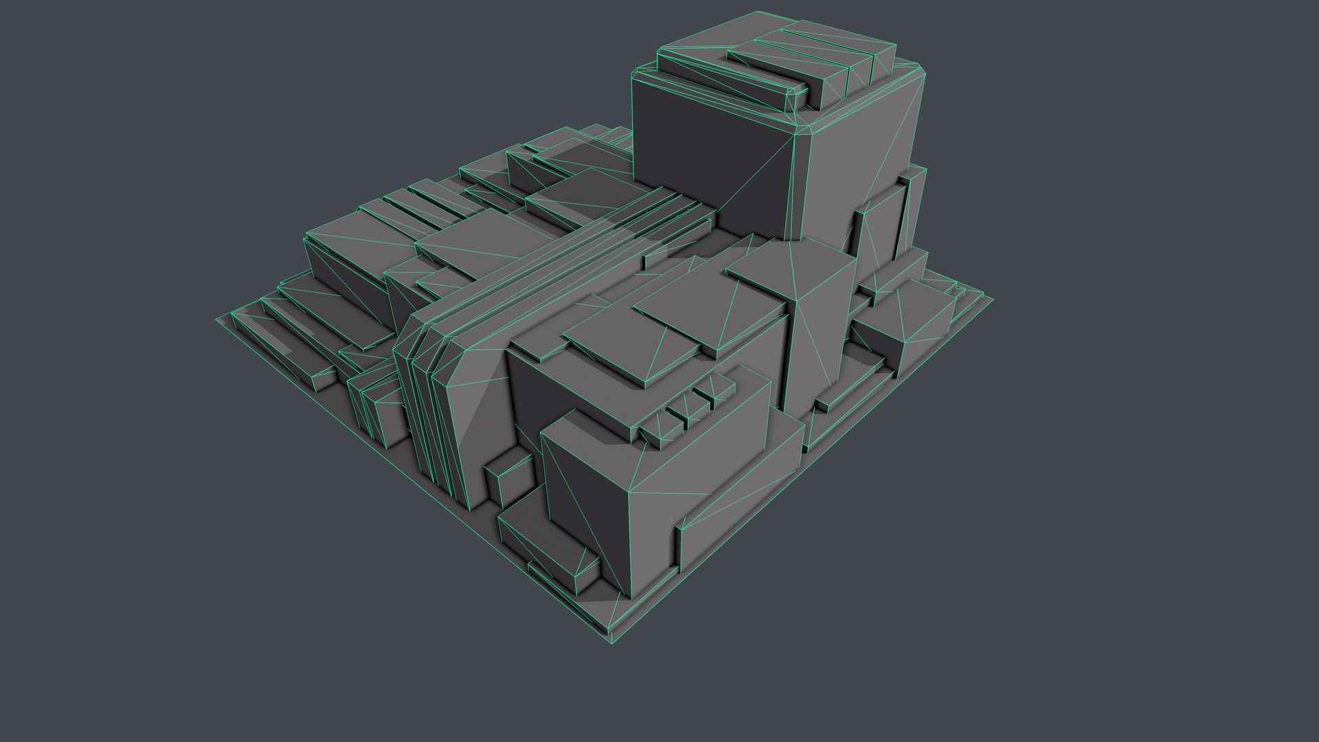 3D 25 Modular Sci-Fi City Blocks Set - TurboSquid 1936542