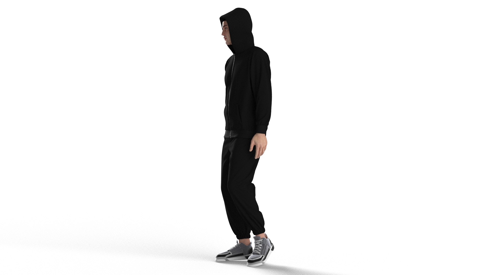 3D Male Tracksuit - TurboSquid 2194271