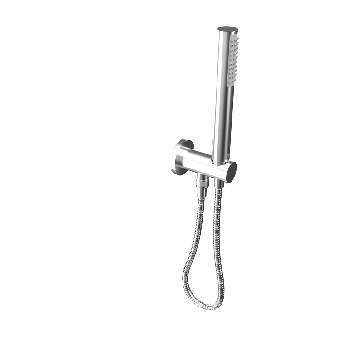 3D Thg Paris Yoko Ice Wall Mounted Stylised Handshower Bidet Tap ...