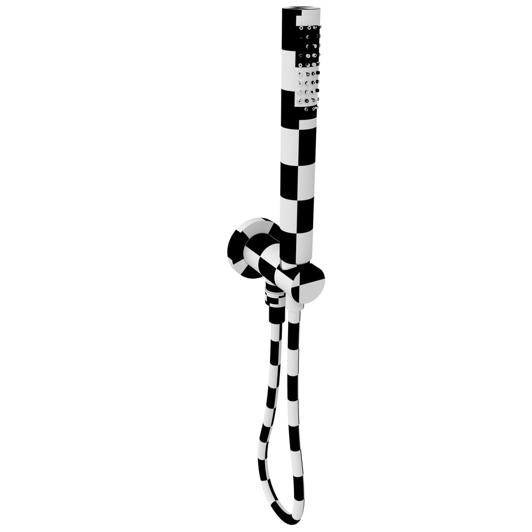 3D Thg Paris Yoko Ice Wall Mounted Stylised Handshower Bidet Tap ...