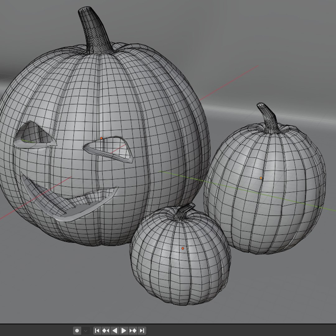 3D Halloween Pumpkins - TurboSquid 1961916