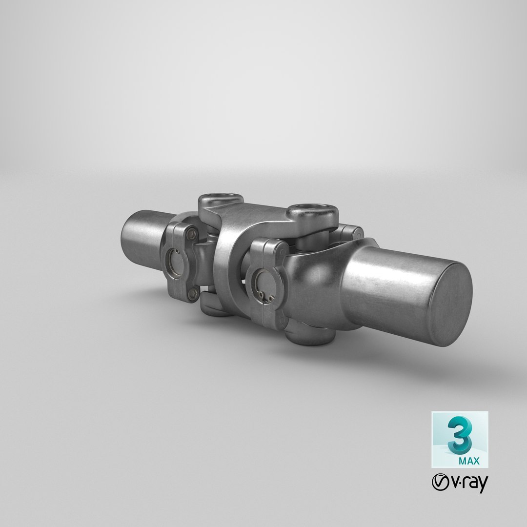 Double Cross Cardan Joint 2 3D Model - TurboSquid 1984854