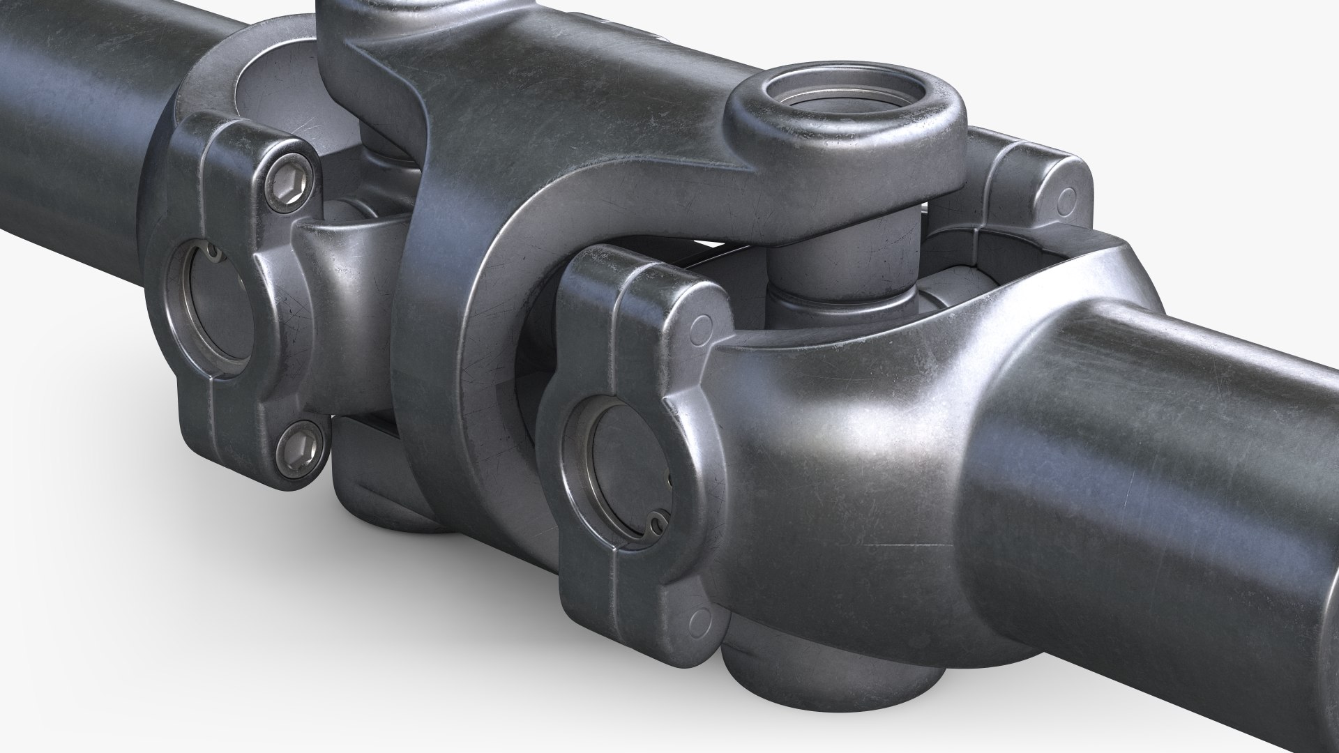 Double Cross Cardan Joint 2 3D Model - TurboSquid 1984854