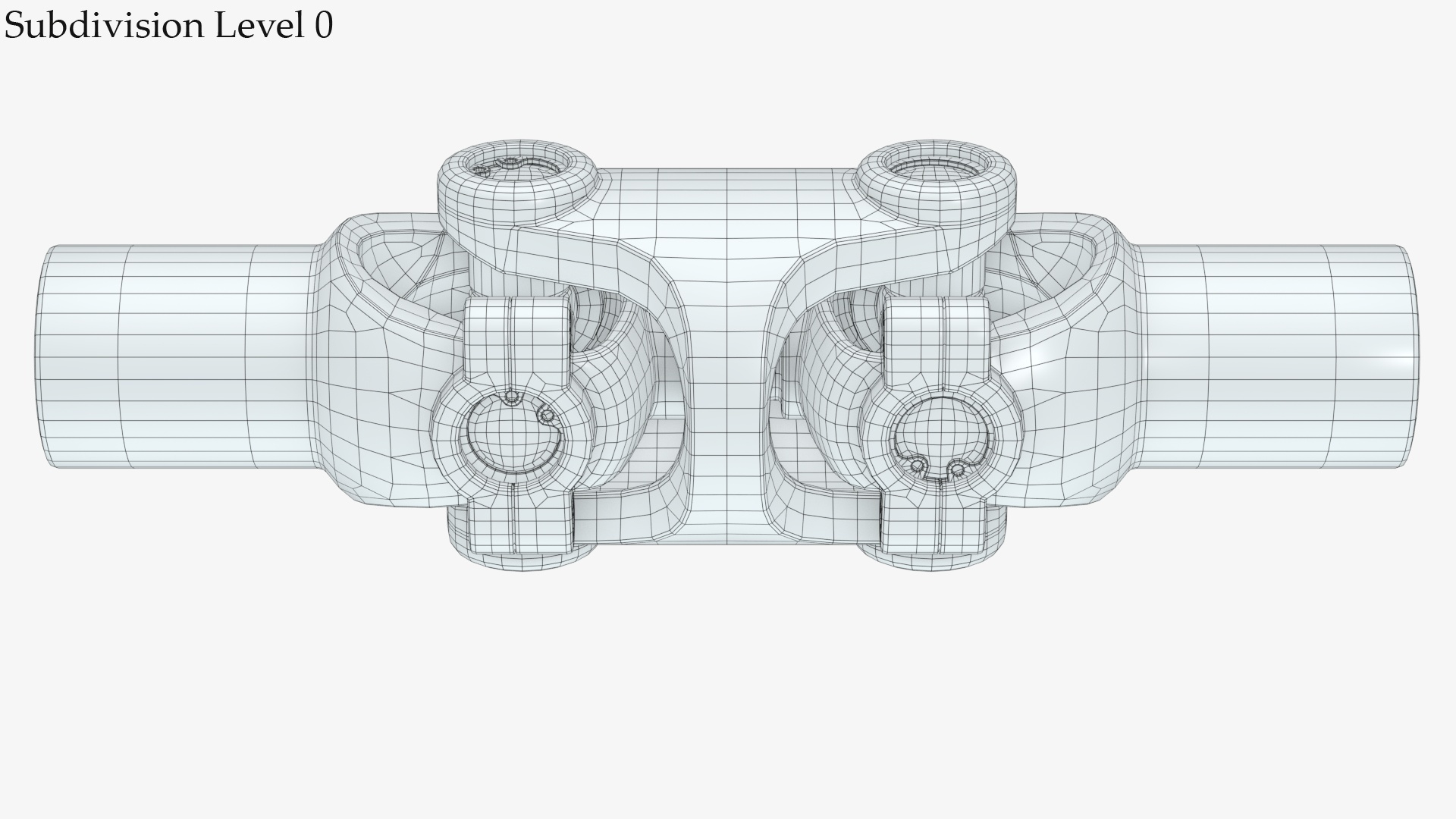 Double Cross Cardan Joint 2 3D Model - TurboSquid 1984854