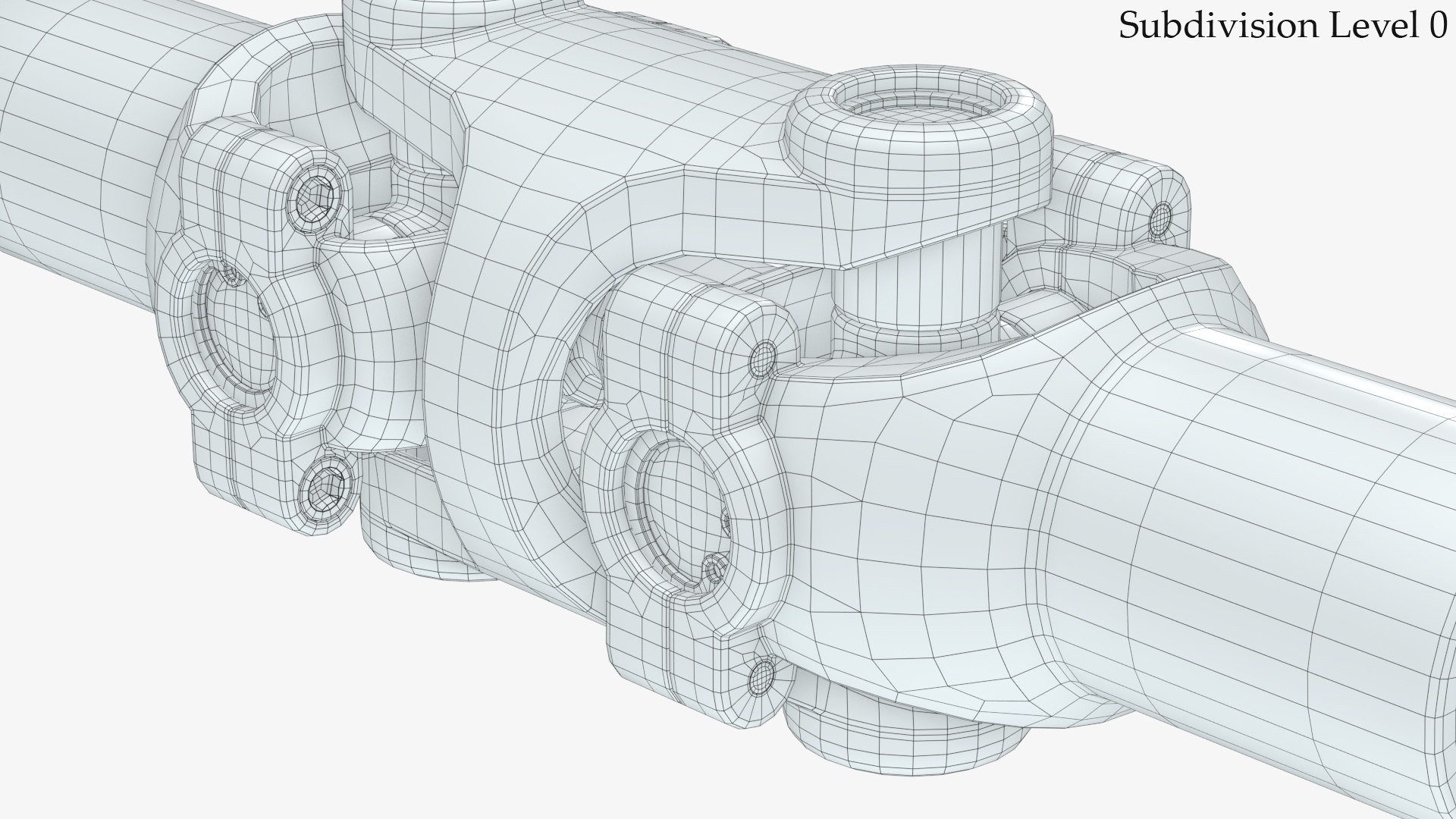 Double Cross Cardan Joint 2 3D Model - TurboSquid 1984854