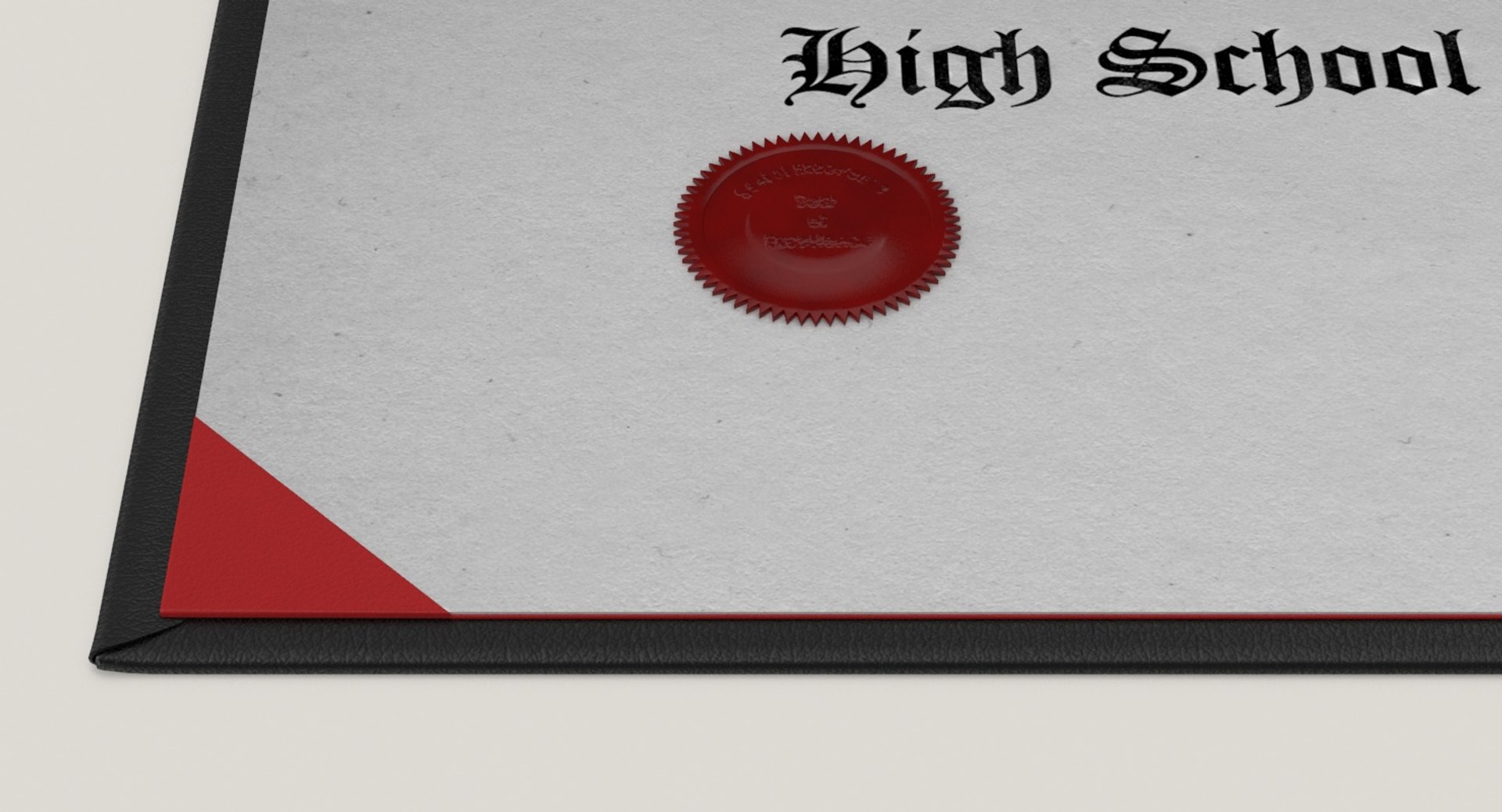 School Diploma Folder Max