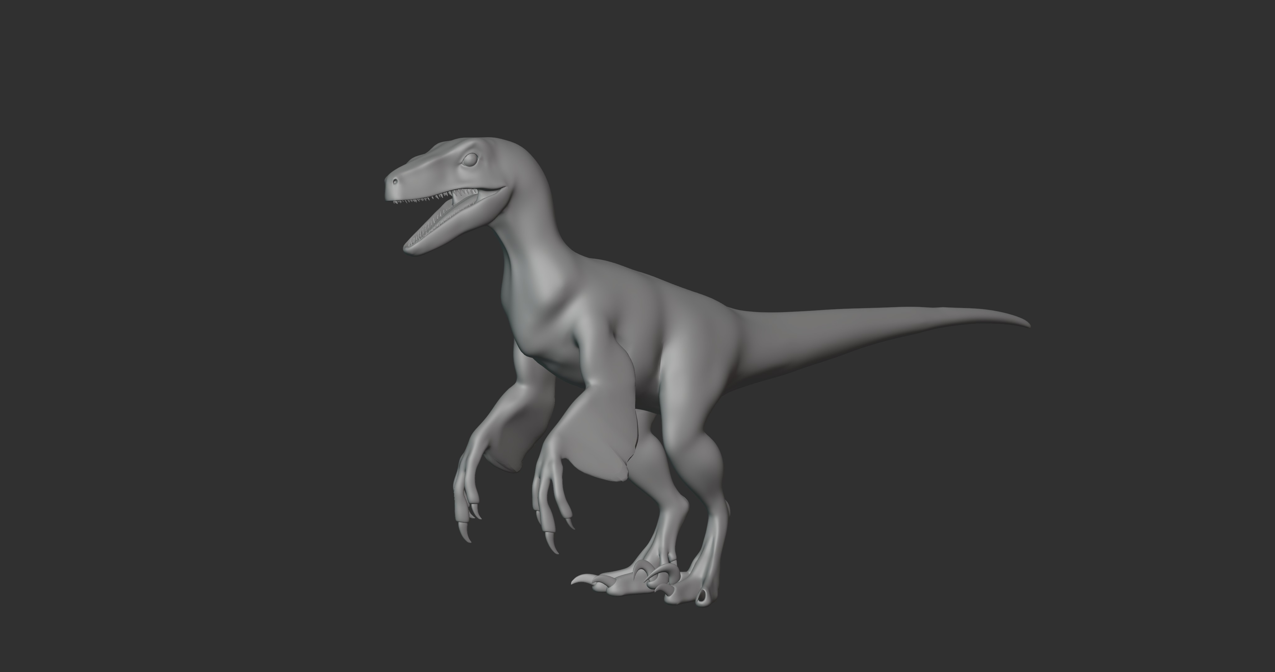 Bambiraptor Basemesh Low Poly 3D model - TurboSquid 1992836