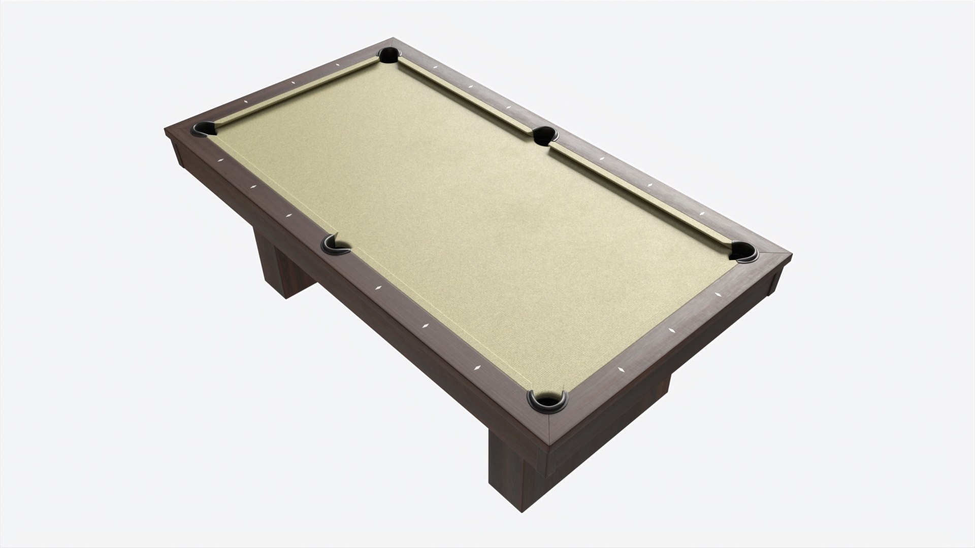 Billiard Pool Table 9-foot 01 Model - TurboSquid 2073625