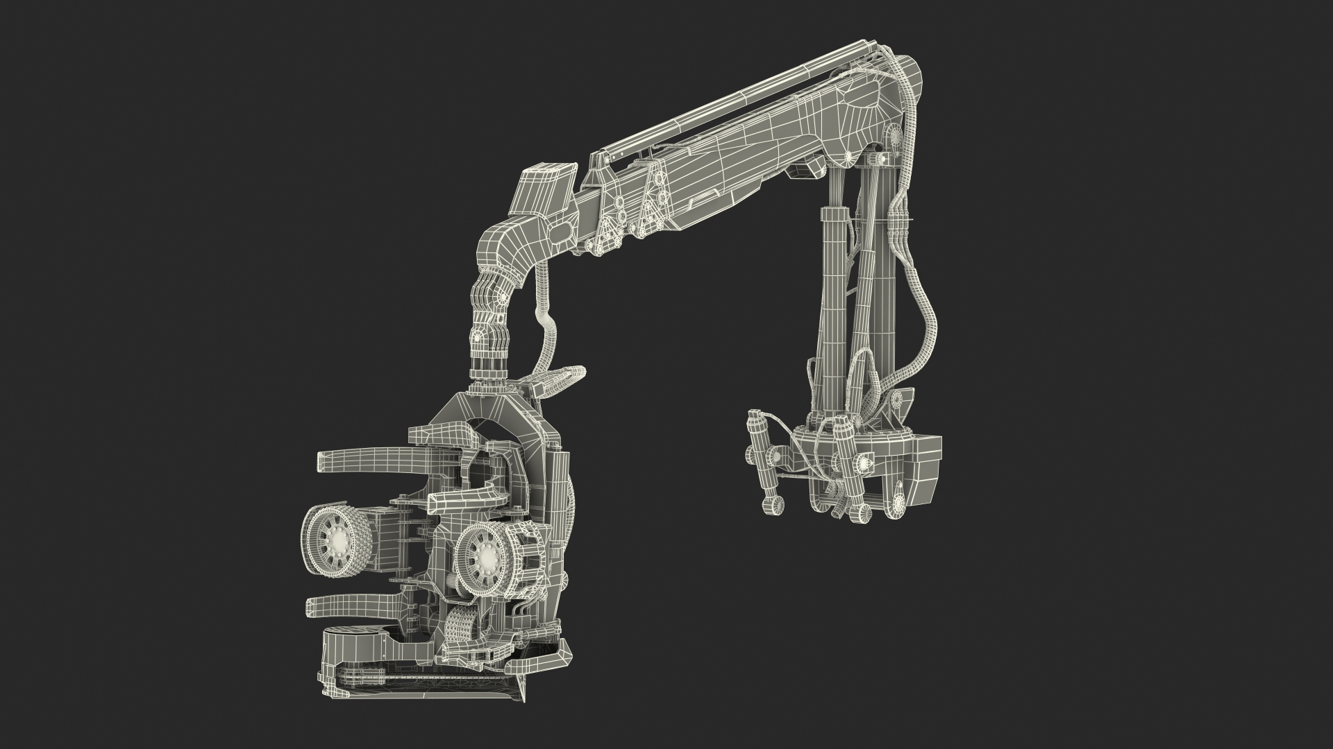 Forestry Harvesting Head 3D - TurboSquid 1902181