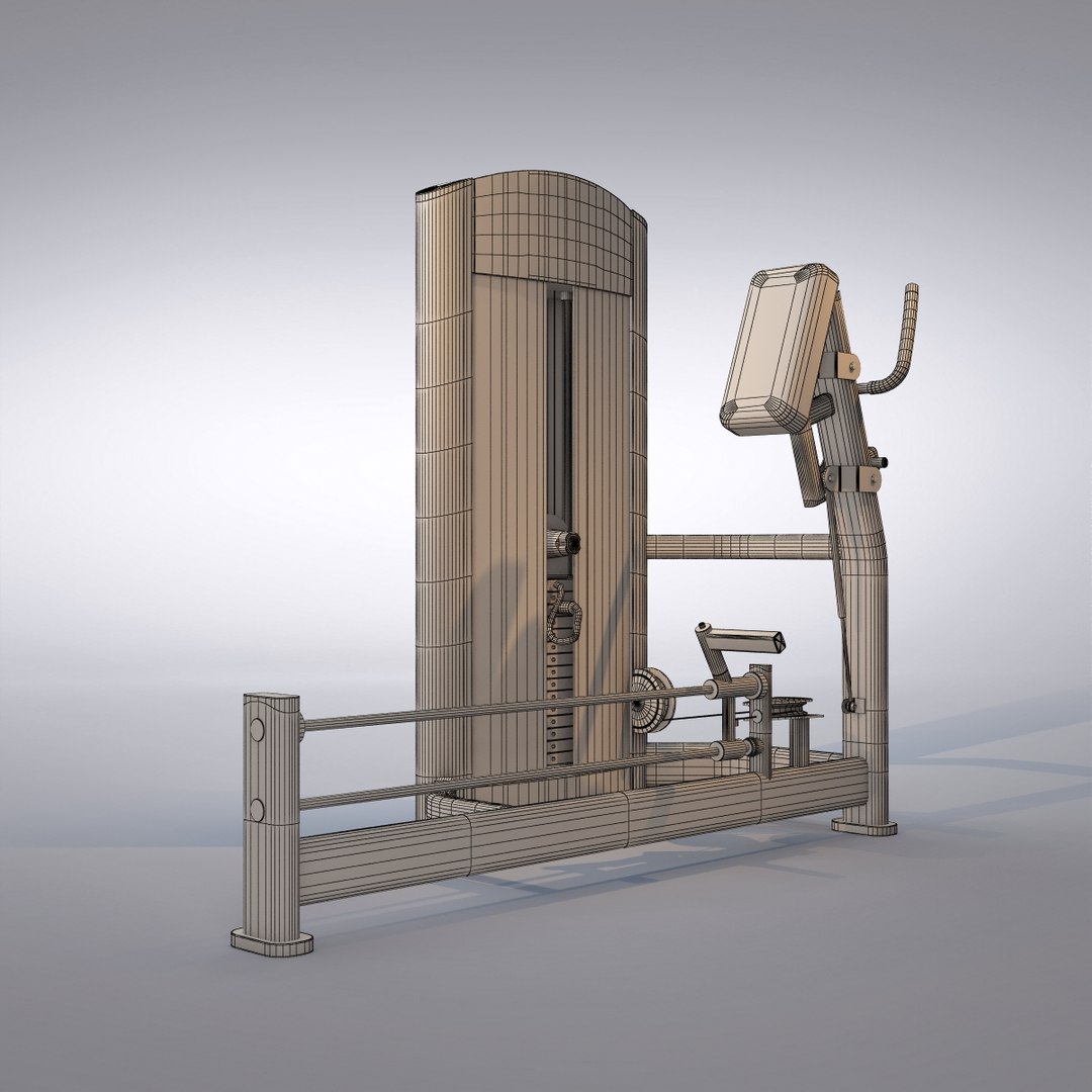 Glute Machine 3d Model