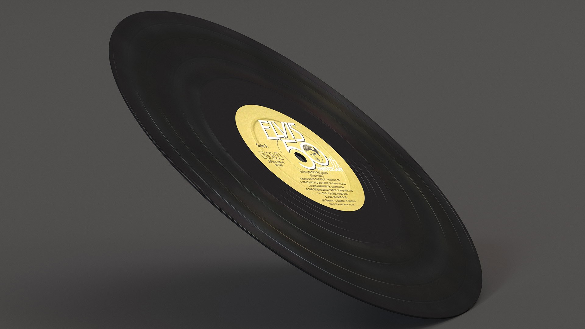 Vinyl Elvis Presley 3D Model - TurboSquid 1978374