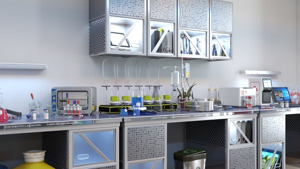 modelo 3d Laboratorio moderno - TurboSquid 1746924