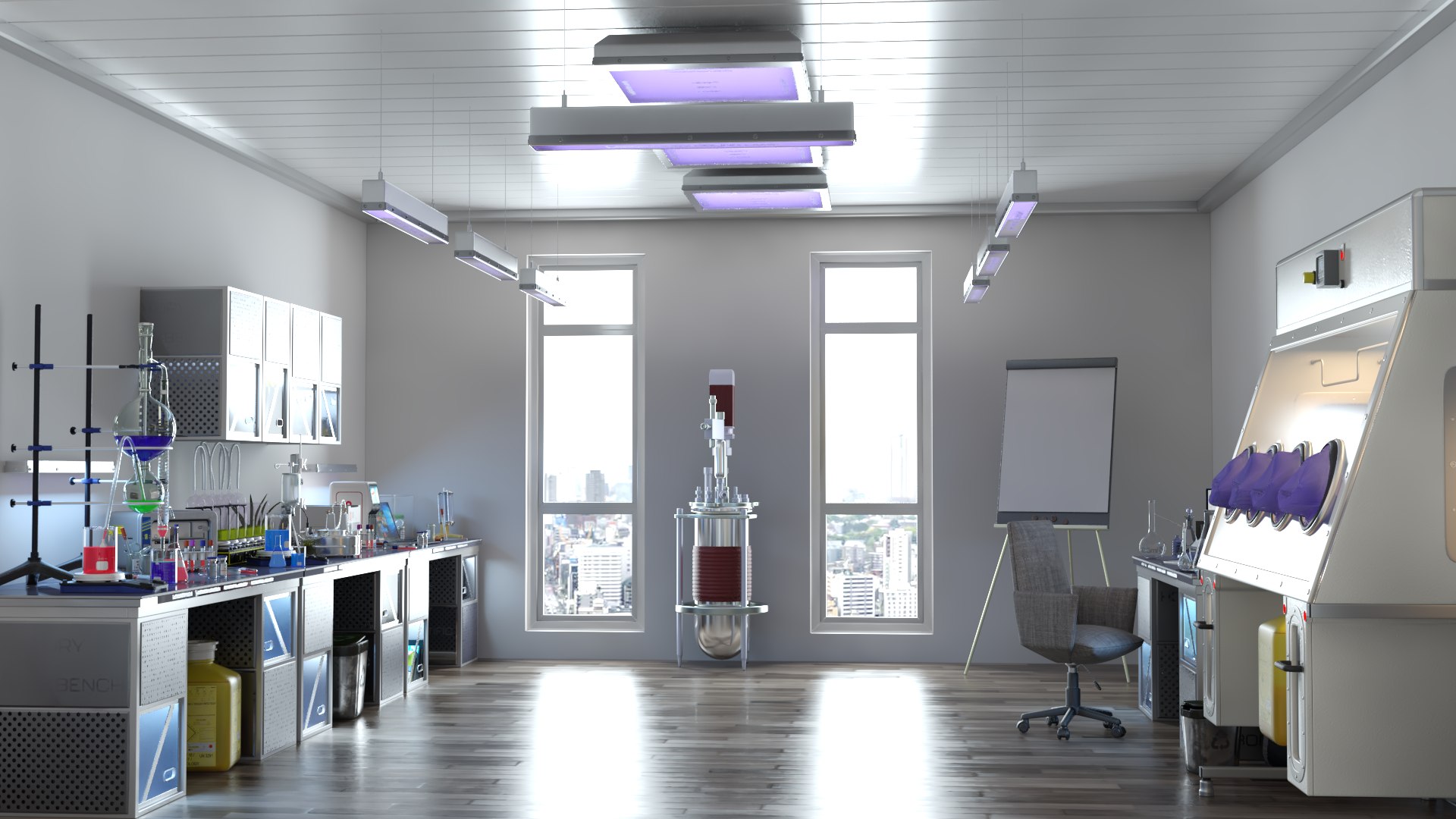 3D Laboratory Modern - TurboSquid 1746924