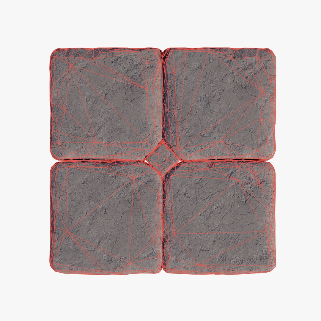 3D Old Paving Slabs - TurboSquid 2218619