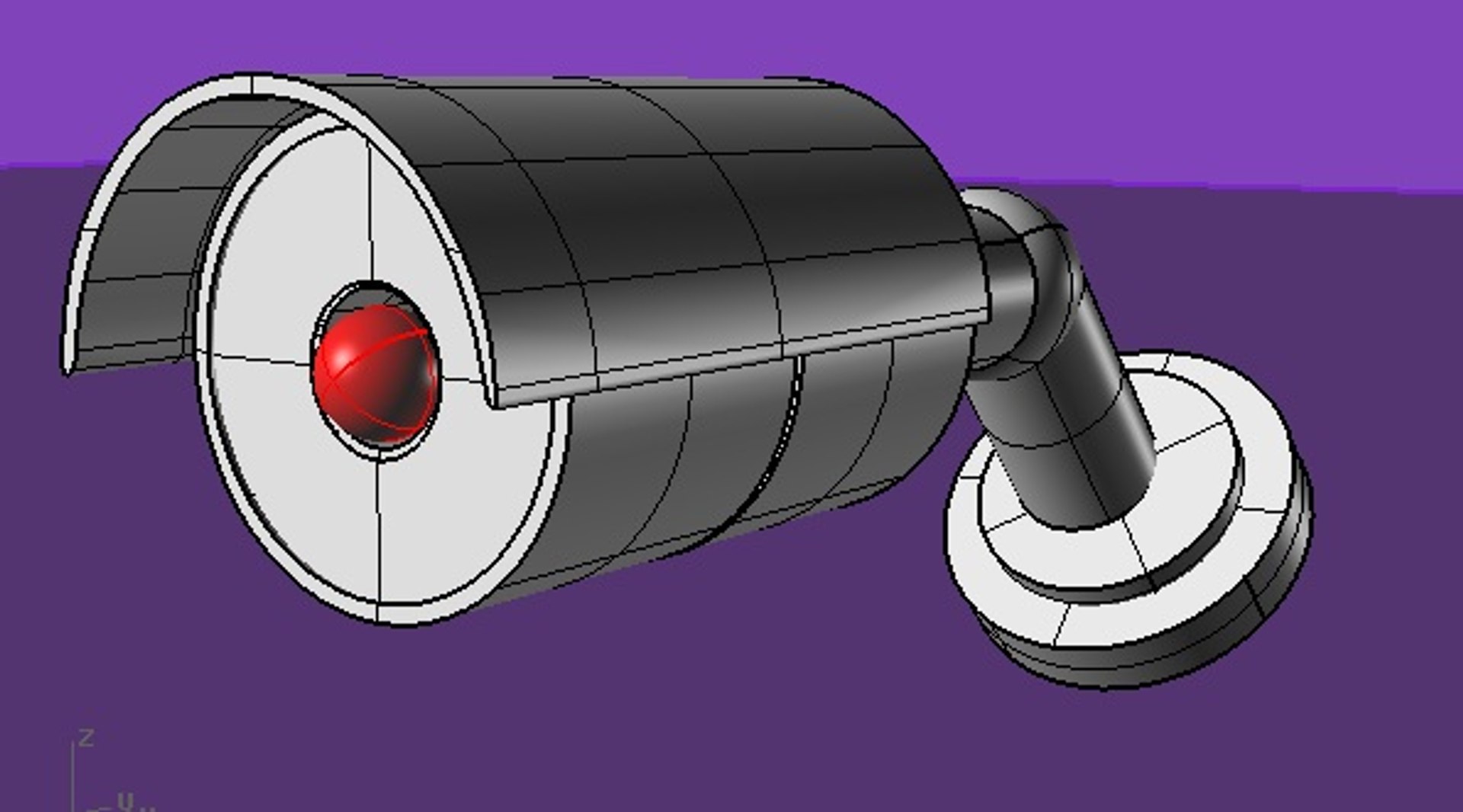 3ds Max Outdoor Cctv Camera