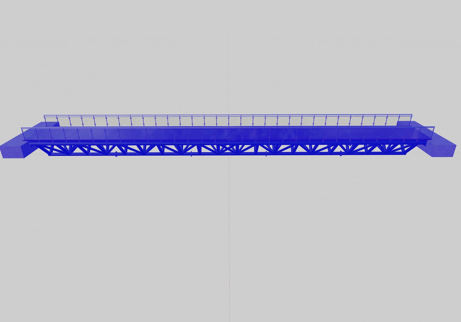 Steel Structure - Pipe Truss Bridge 3D - TurboSquid 1896719