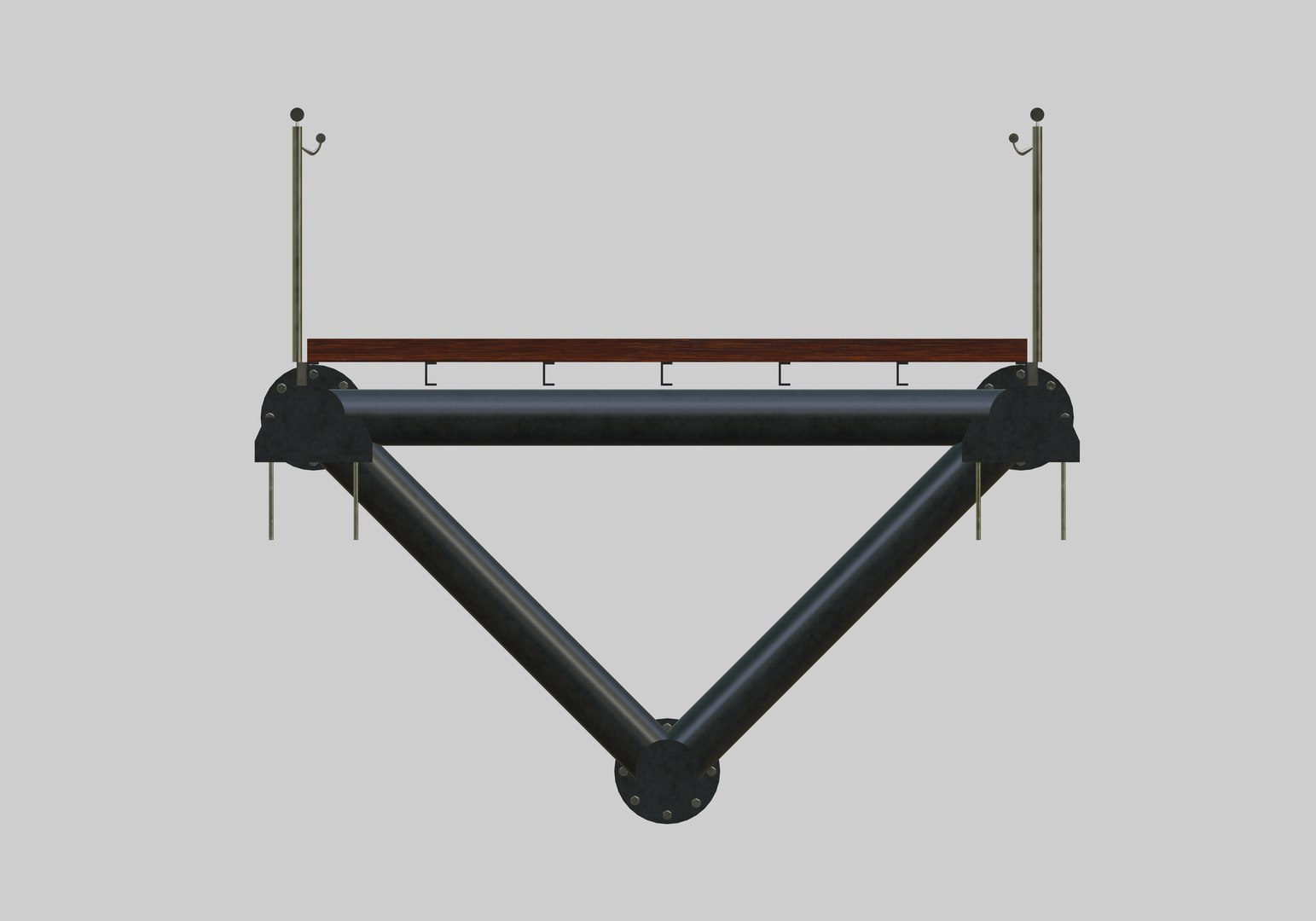 Steel Structure - Pipe Truss Bridge 3D - TurboSquid 1896719