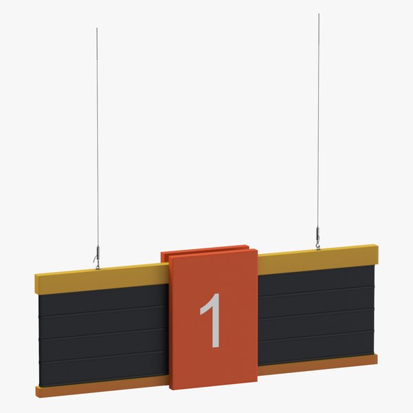 modelo 3d Señal de pasillo 031 - TurboSquid 1978571