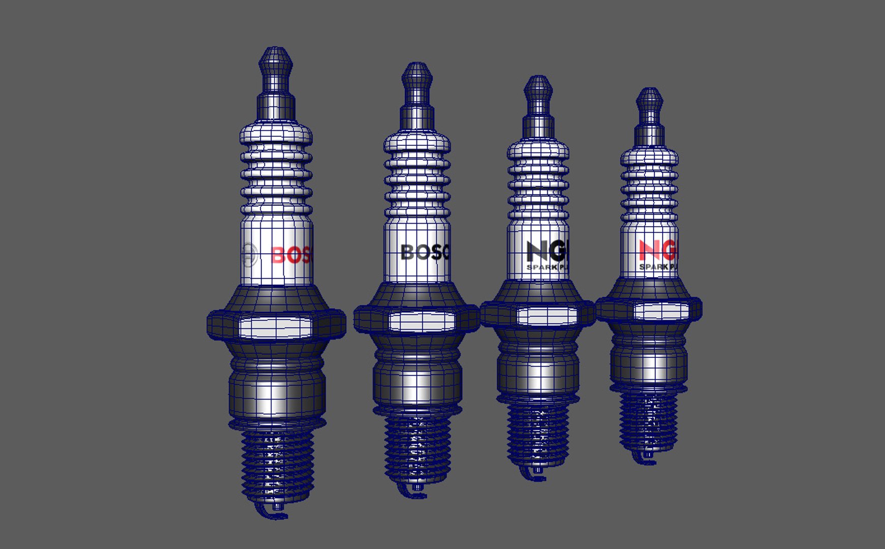 Spark Plug 3d Model