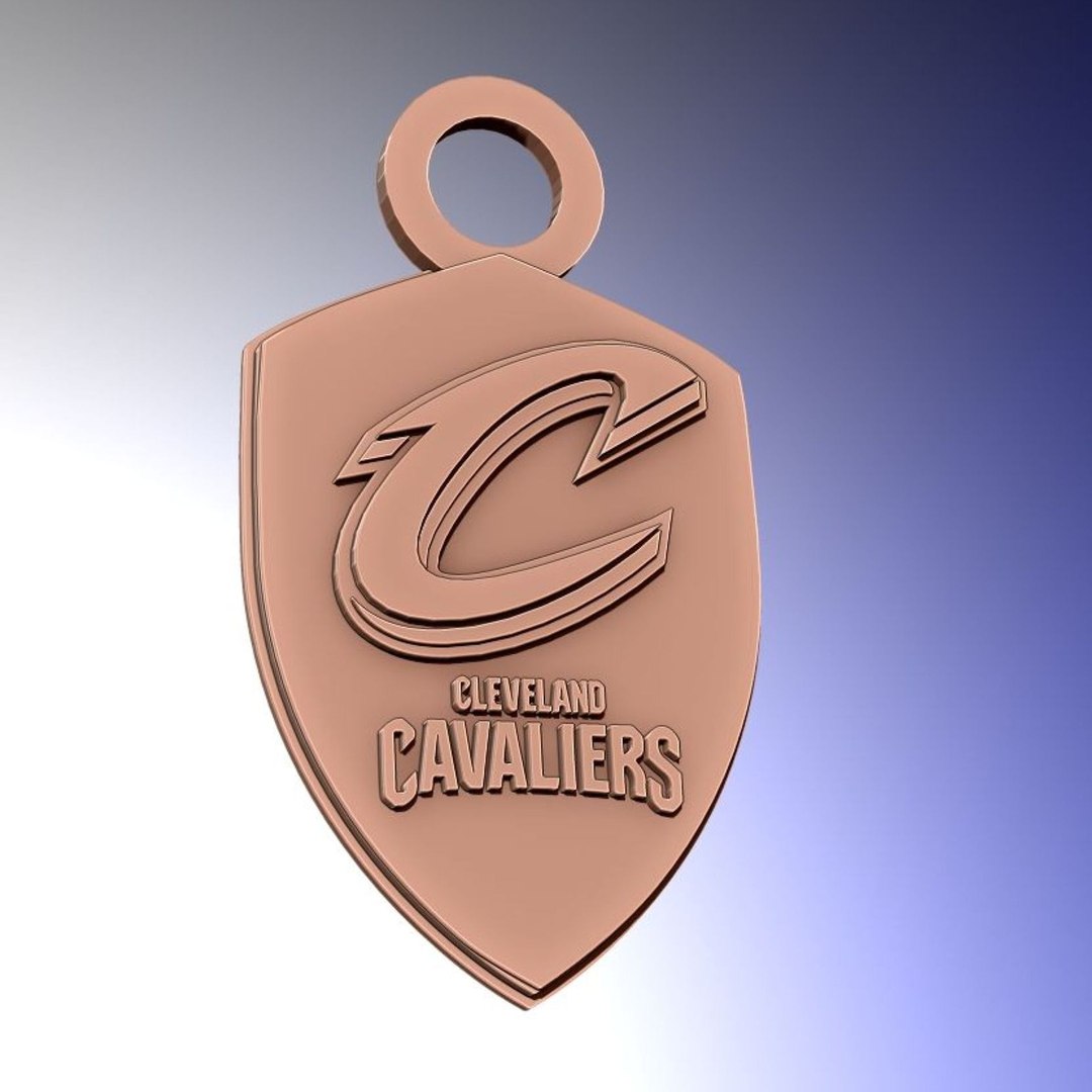3D Cleveland Cavaliers Team Keychan Printable And Renderable Model ...