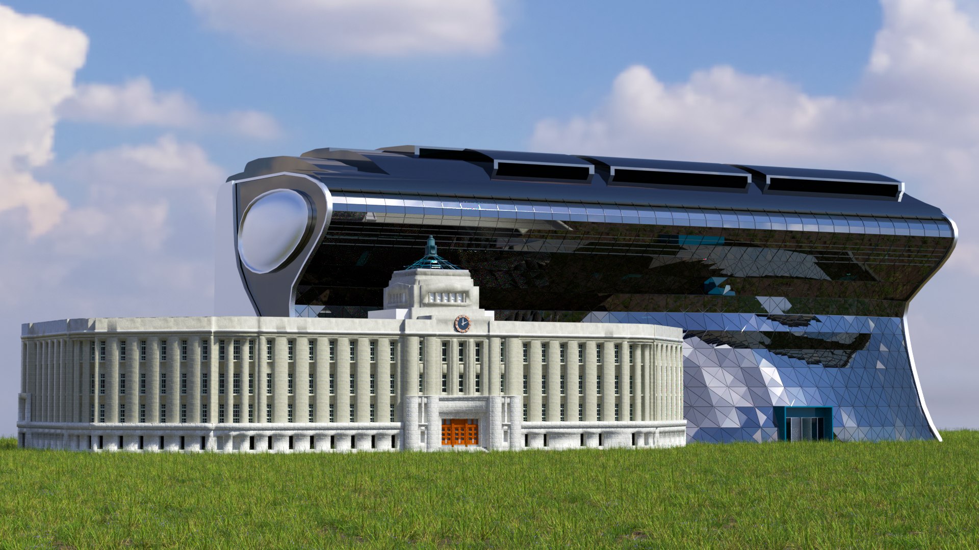 City Hall Library 3D Model - TurboSquid 2301560