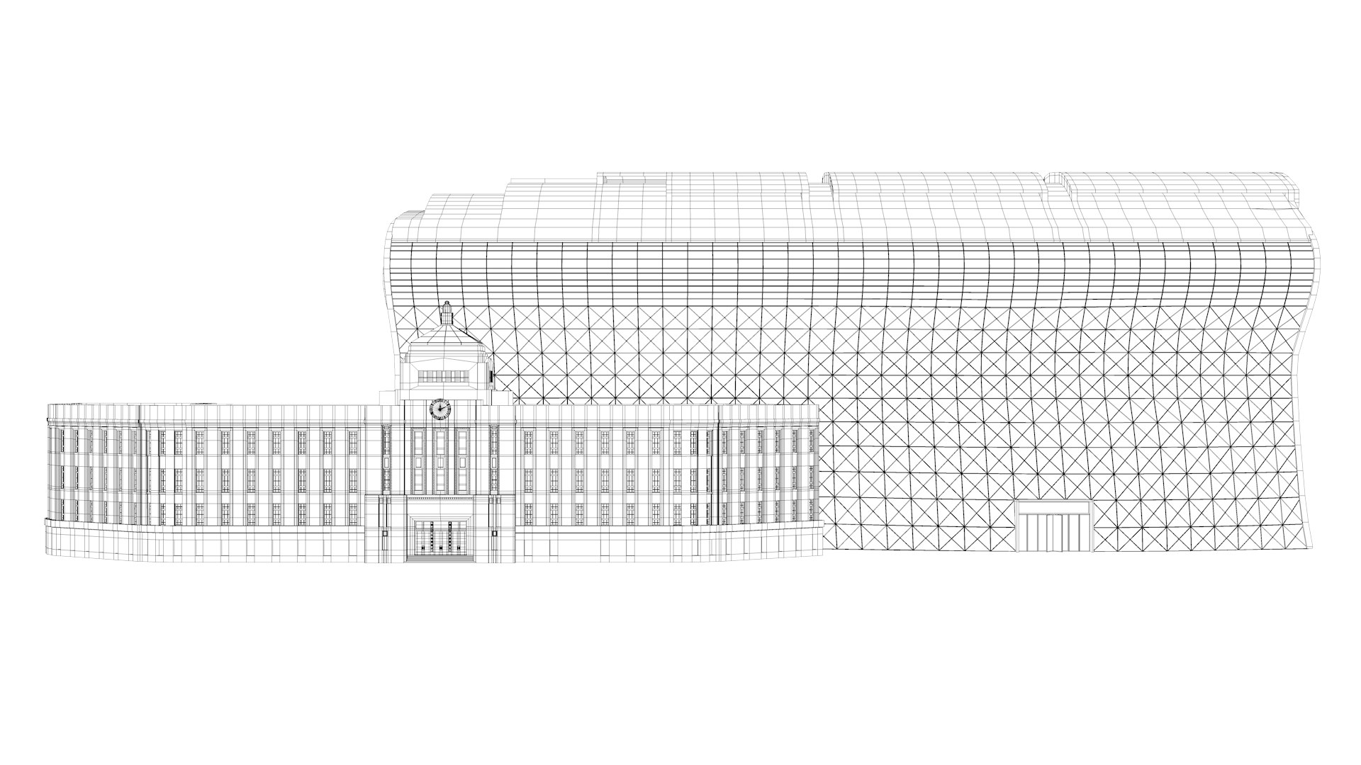 City Hall Library 3D Model - TurboSquid 2301560