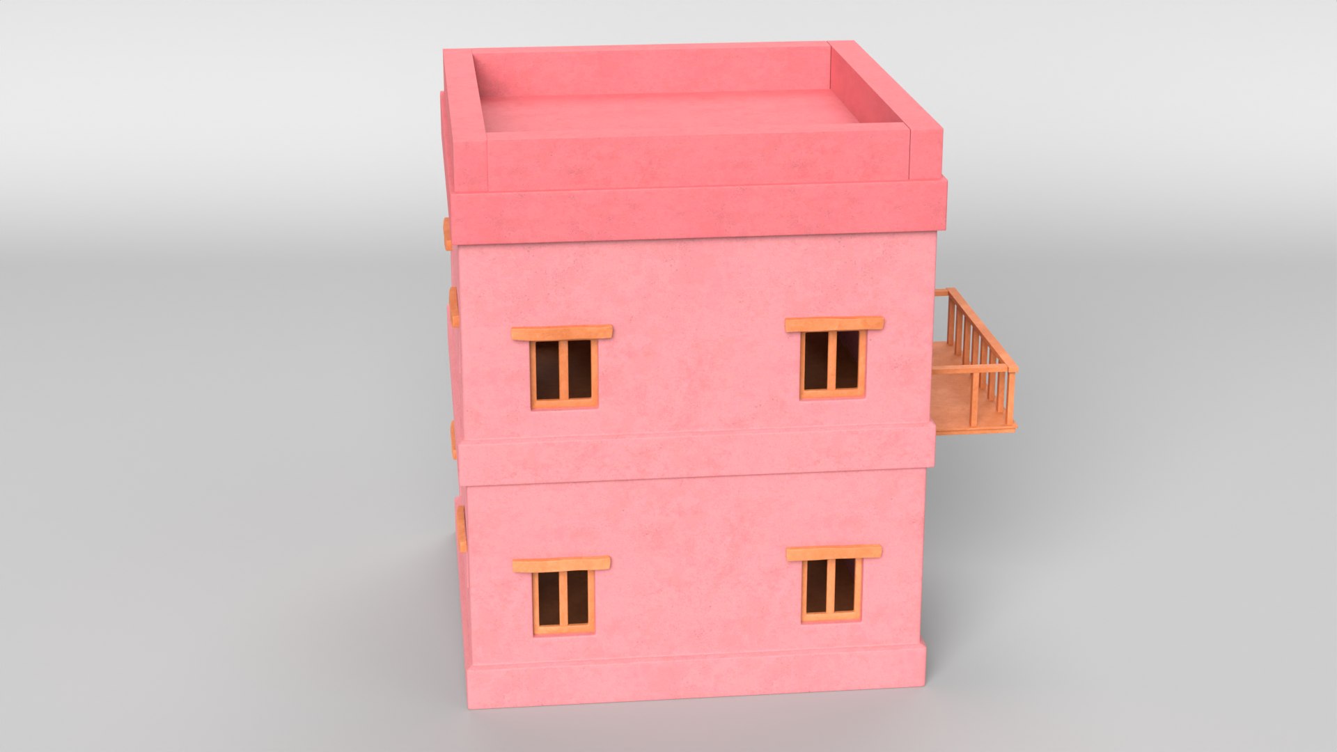 Stylized Building 4 3D Model - TurboSquid 1993893