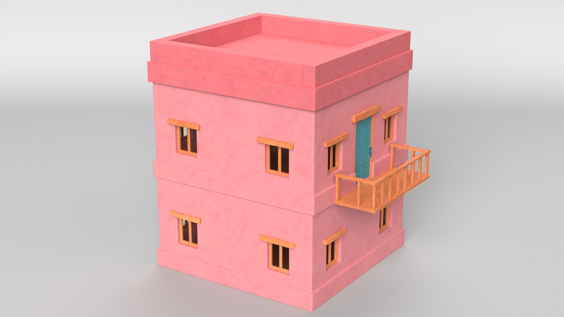Stylized Building 4 3D Model - TurboSquid 1993893