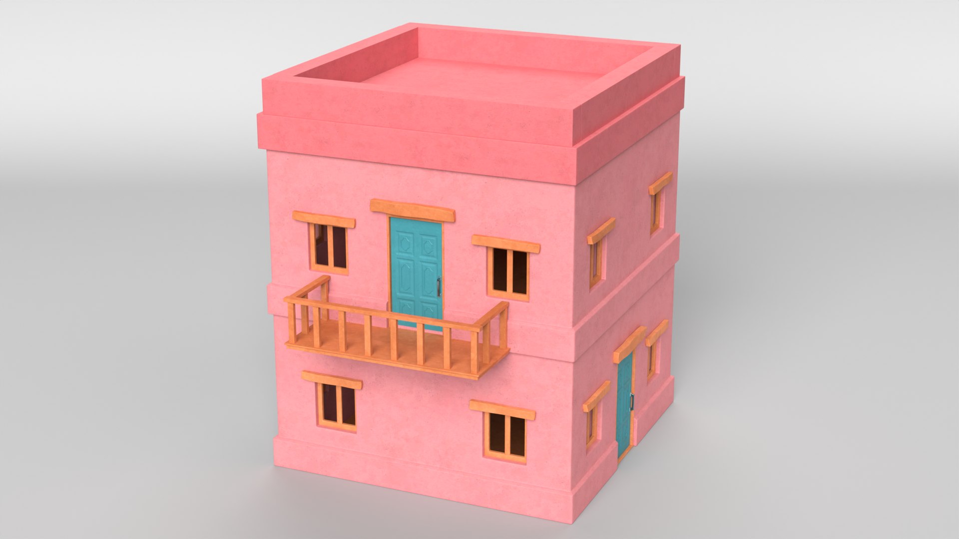 Stylized Building 4 3D Model - TurboSquid 1993893