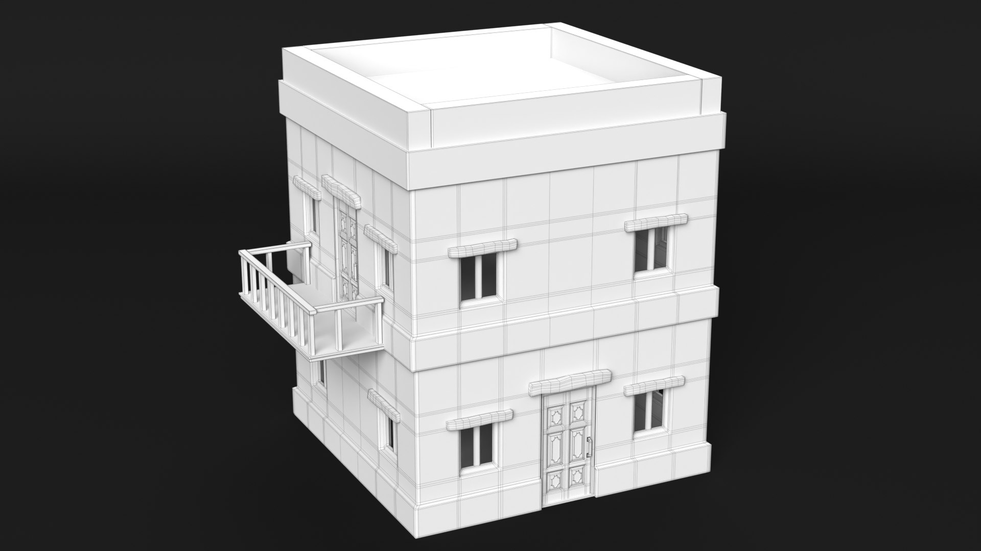 Stylized Building 4 3D Model - TurboSquid 1993893