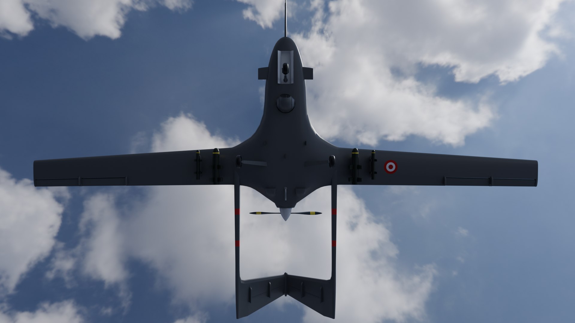 Bayraktar TB2 Turkish Unmanned Aerial Vehicle UAV Model - TurboSquid 2183756