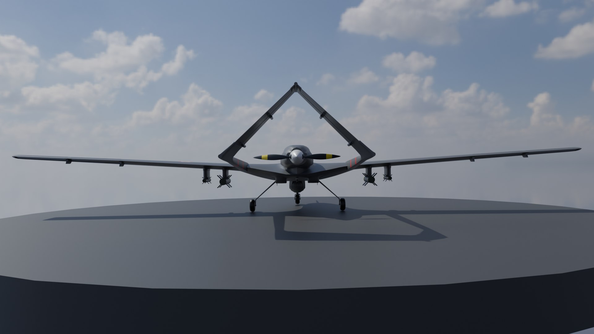 Bayraktar TB2 Turkish Unmanned Aerial Vehicle UAV Model - TurboSquid ...
