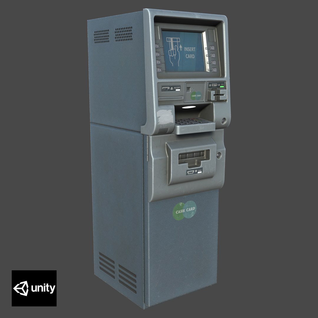 3D ATM Freestanding - TurboSquid 2184697