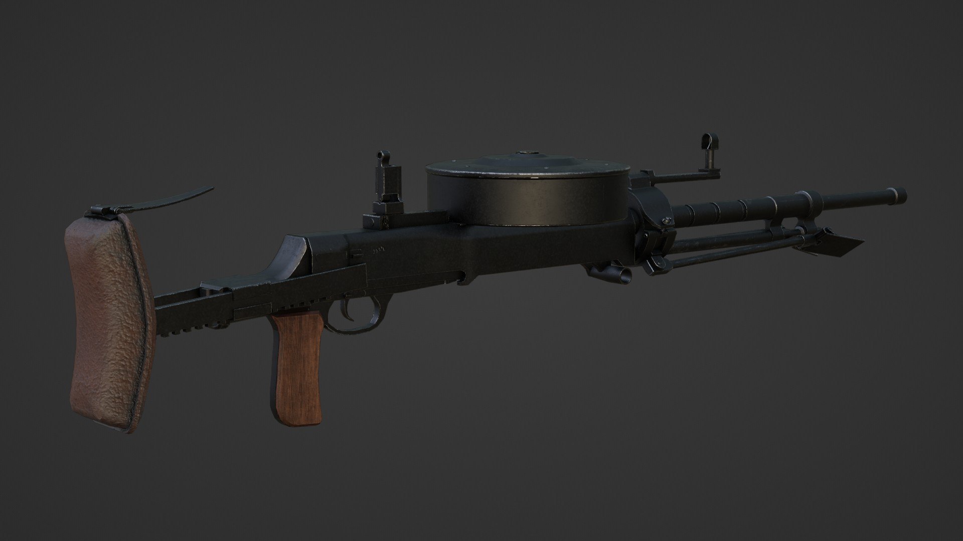 DT-29 Machine Gun 3D - TurboSquid 2039559