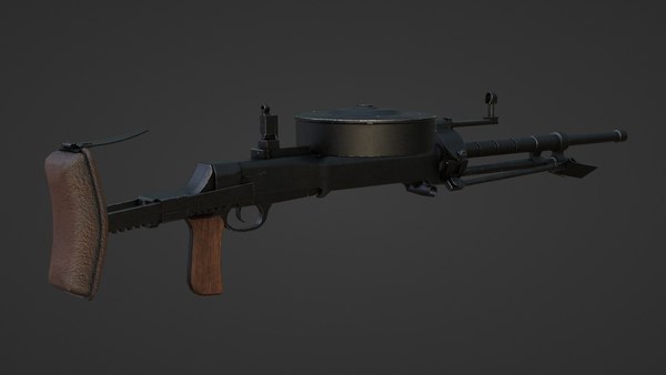 modelo 3d Ametralladora DT-29 - TurboSquid 2039559