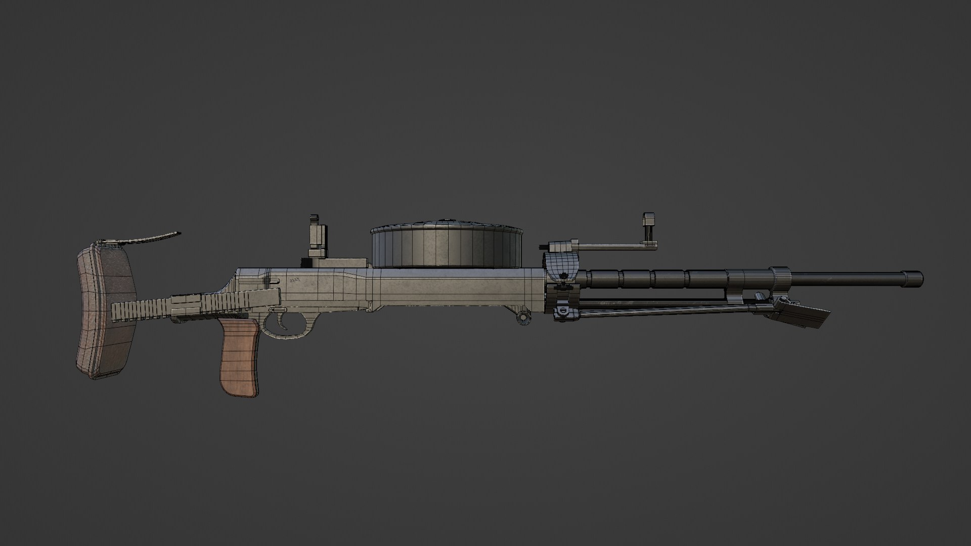 DT-29 Machine Gun 3D - TurboSquid 2039559