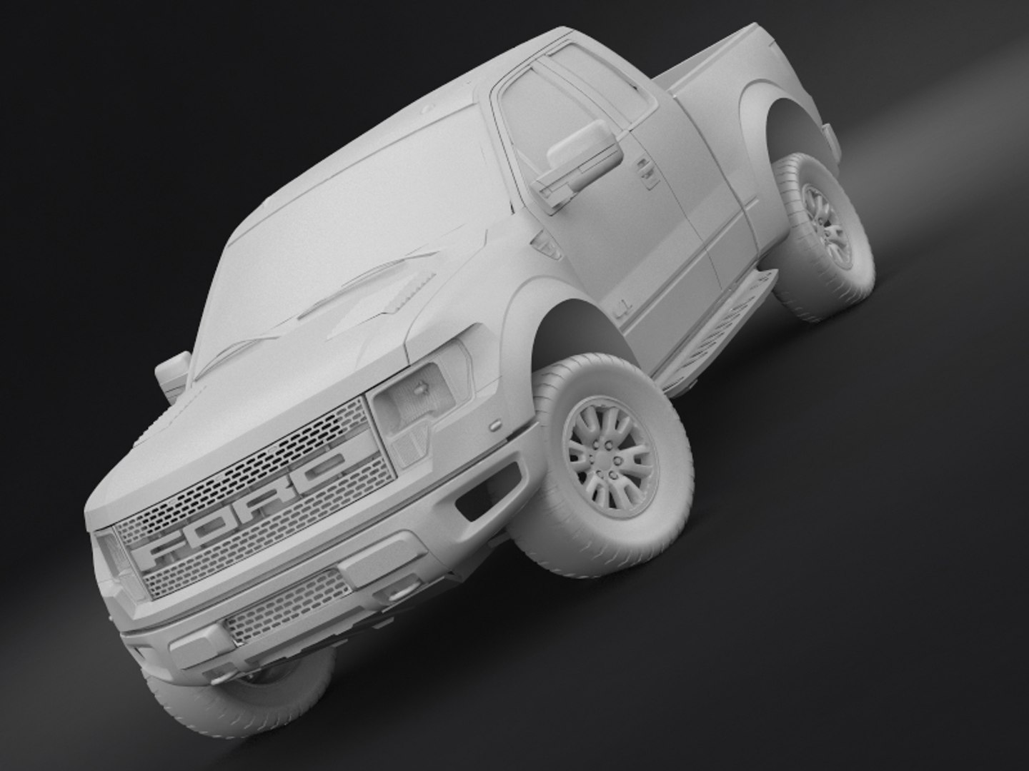 3d Model F-150 Svt Raptor