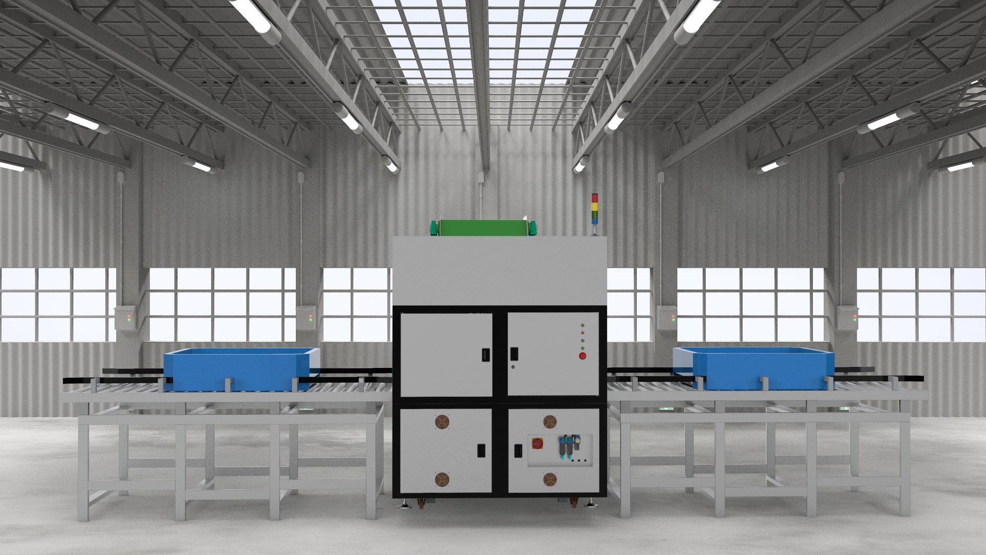 The Big Box Rotating Machine 3D Model - TurboSquid 1944327