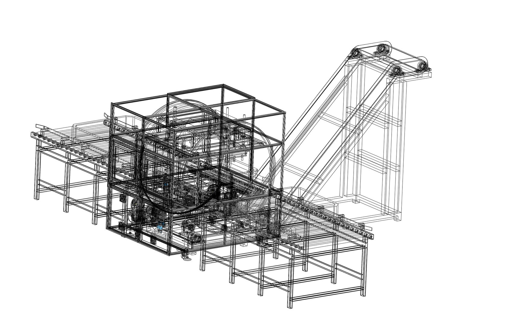The Big Box Rotating Machine 3D Model - TurboSquid 1944327