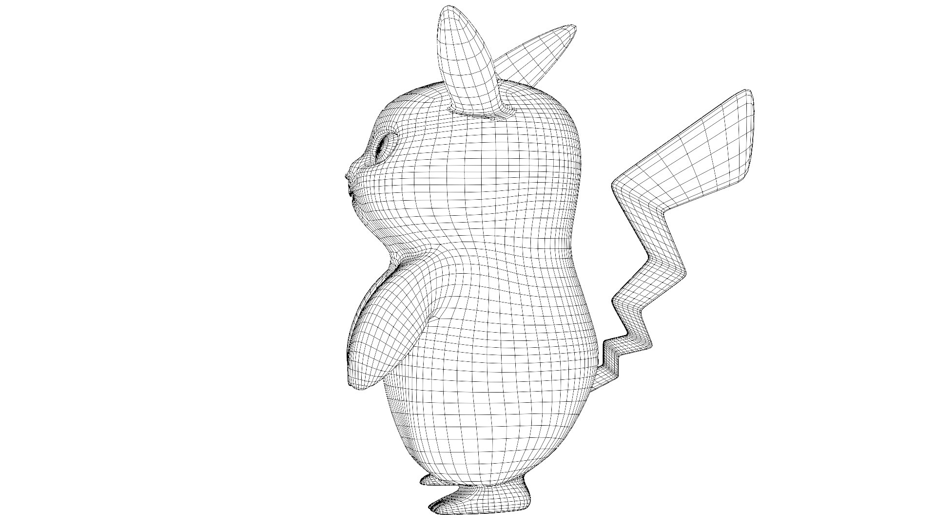 Pikachu Pokemon Model - TurboSquid 1696284