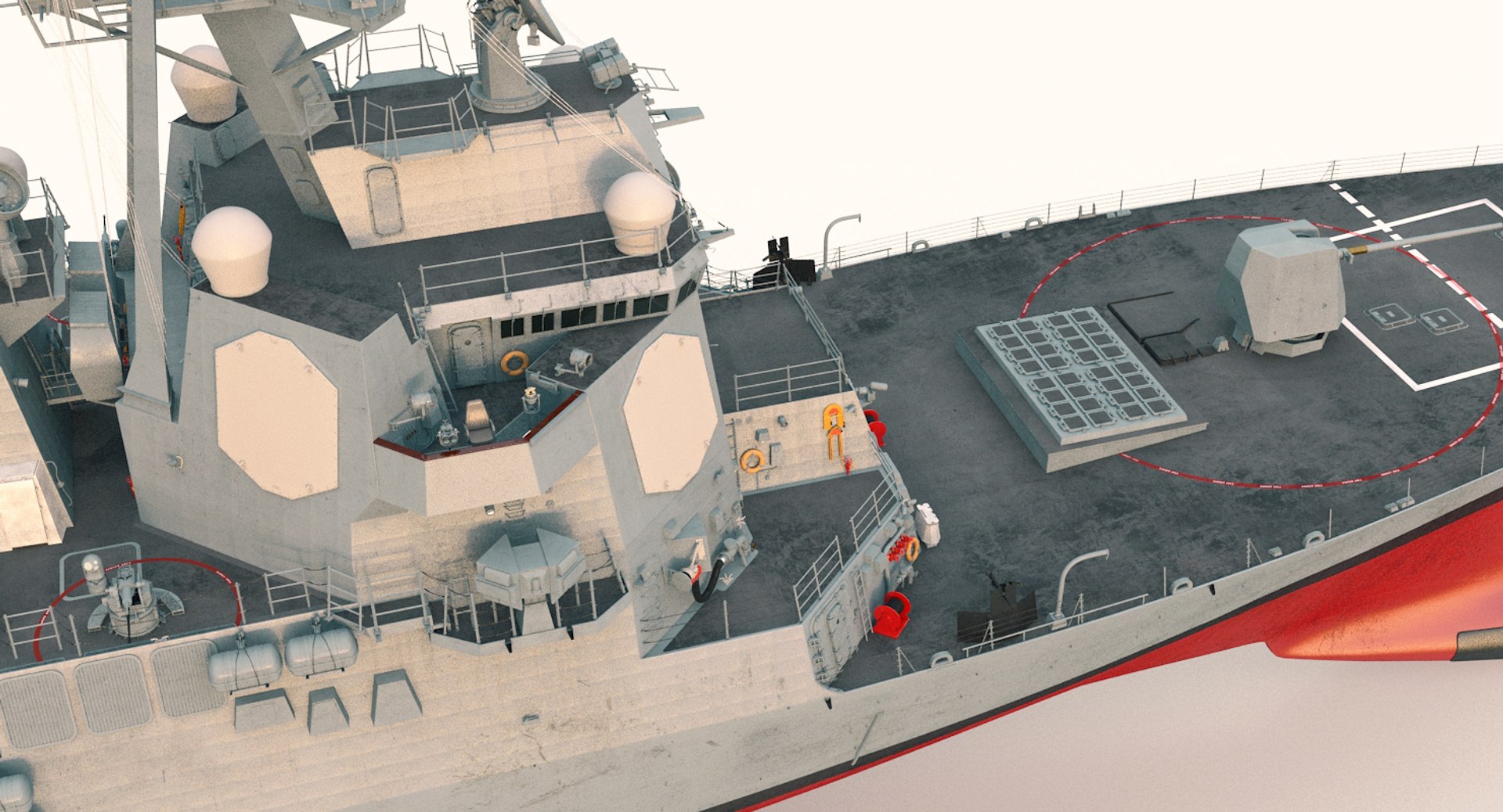 Uss mustin 3D - TurboSquid 1375244