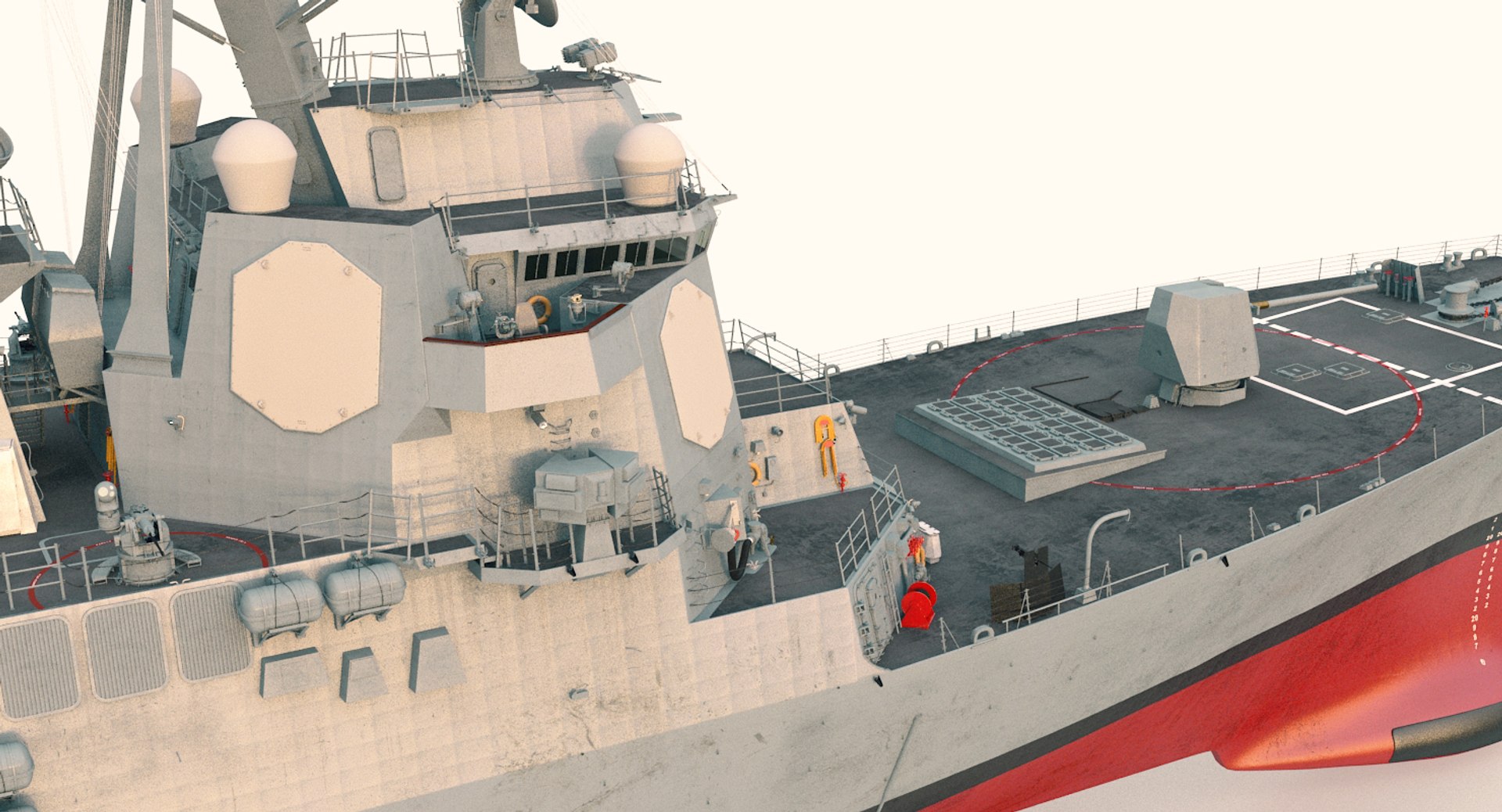 Uss mustin 3D - TurboSquid 1375244