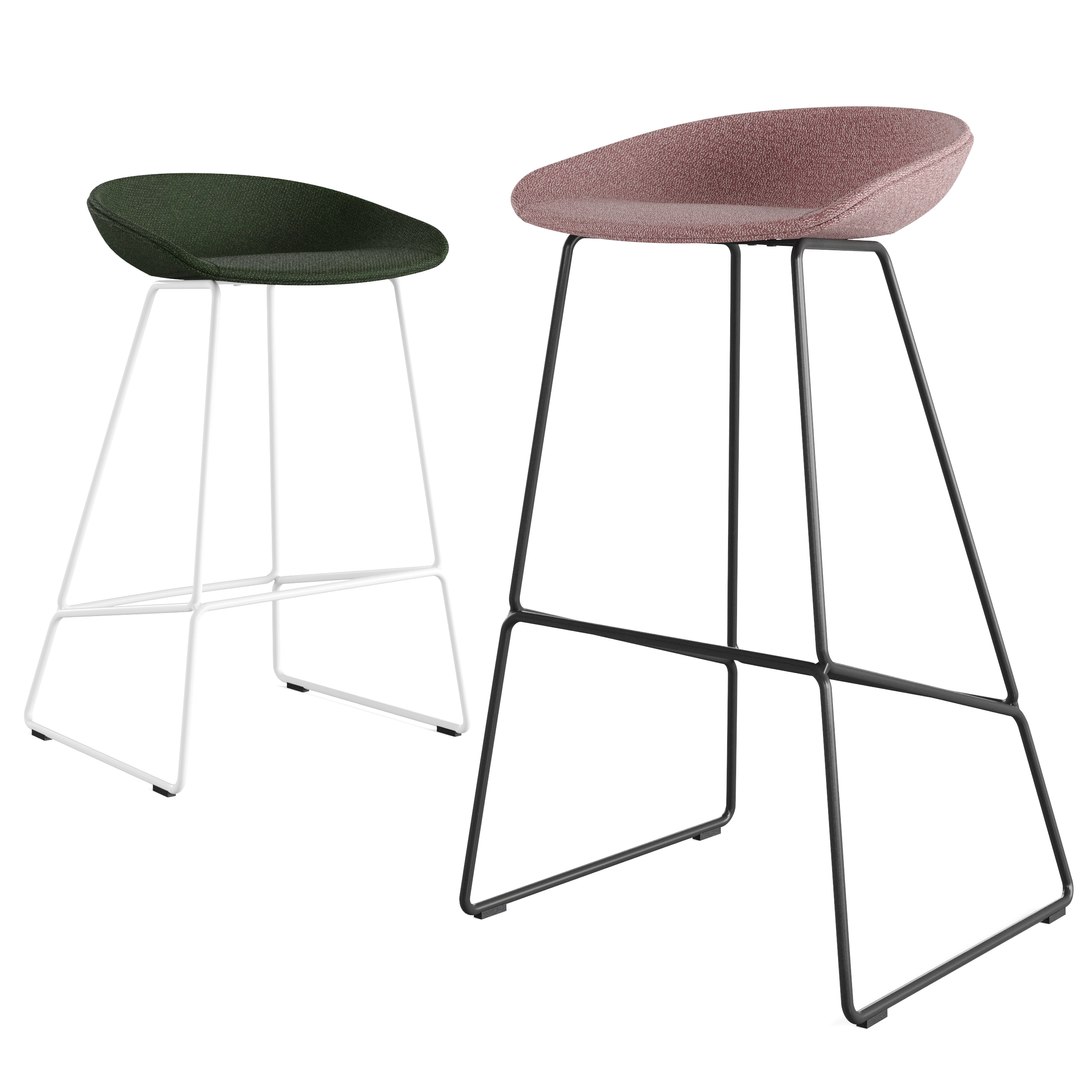 3D hay - stool barstool - TurboSquid 1652357