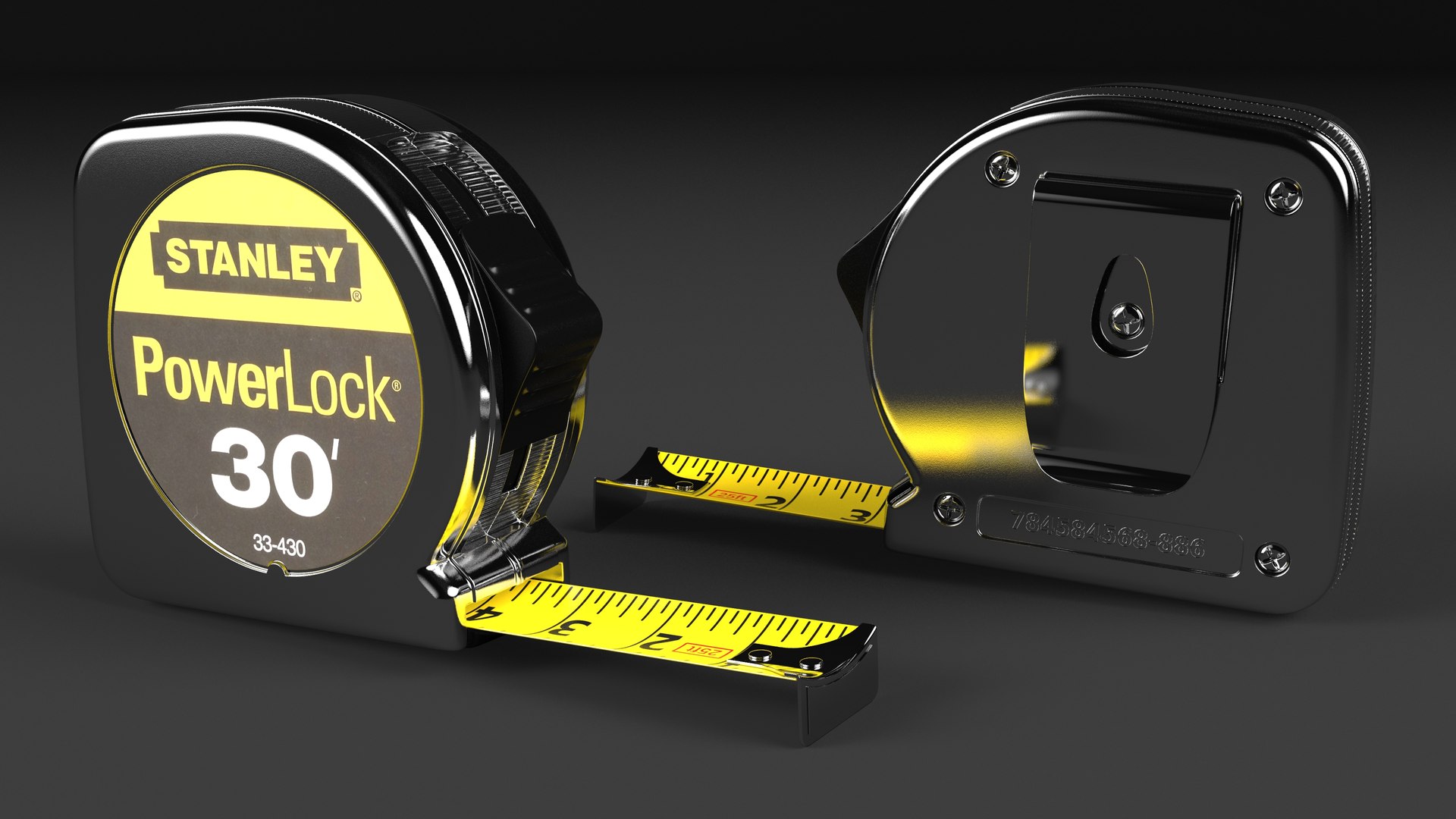 Tape Measure Stanley 3D Model - TurboSquid 2084421
