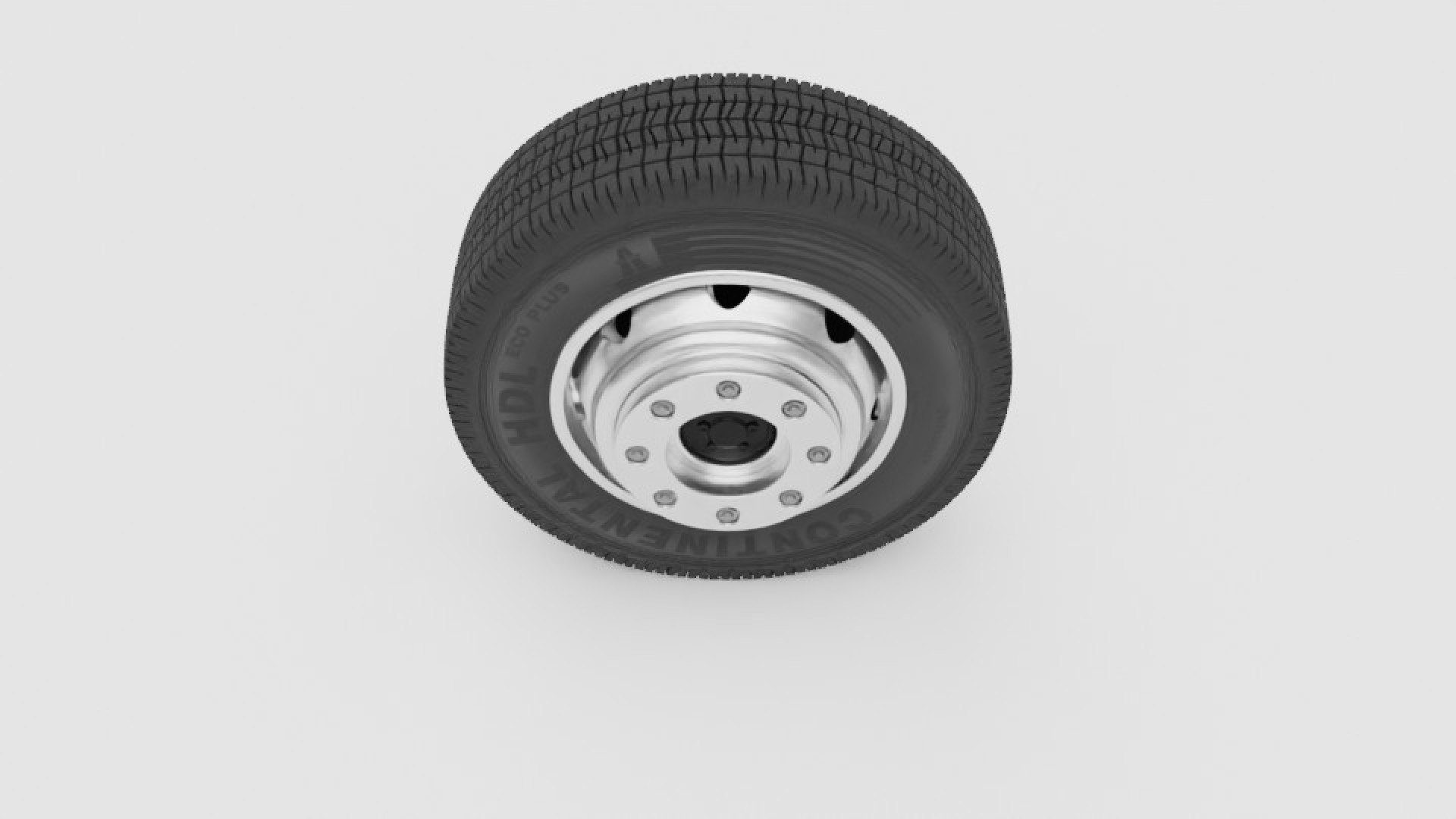 FireTruck Wheel With Rim 3D Model - TurboSquid 2157644